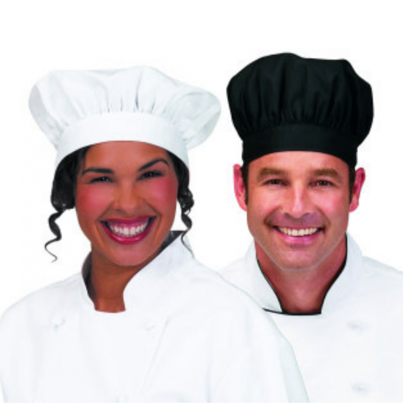White Ctn Medium Crown Chef Hat - Nova Uniforms